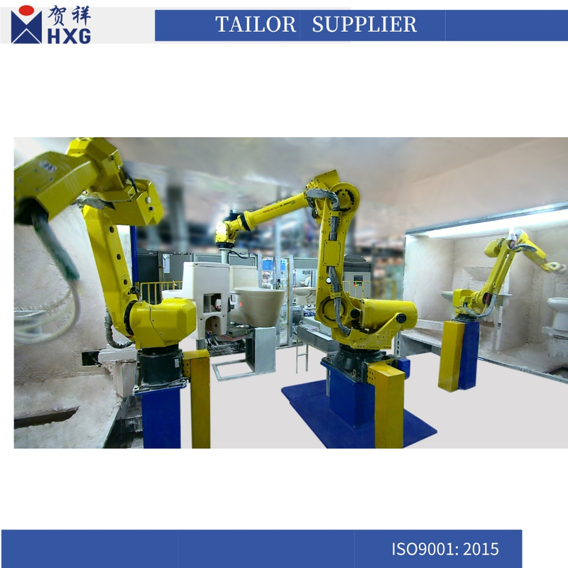 High Tech Robot Glazing Line for Sanitary Ware Factory