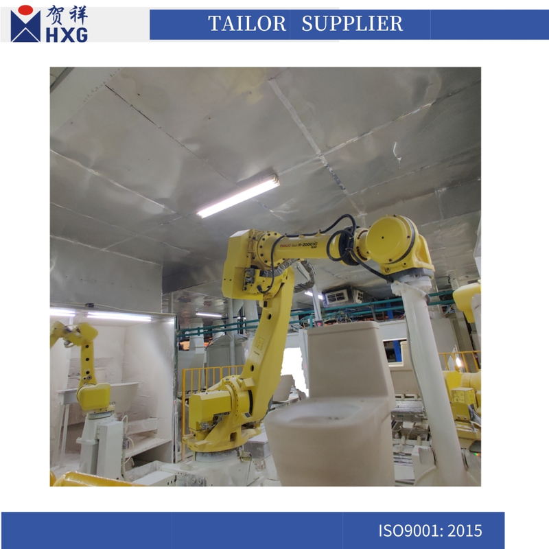 High Tech Robot Glazing Line for Sanitary Ware Factory